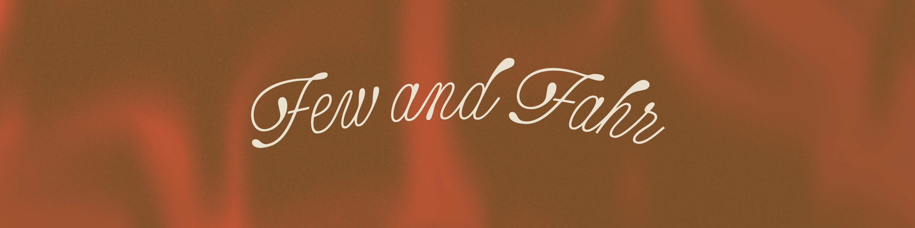 Few & Fahr Studio Font Foundry | MyFonts