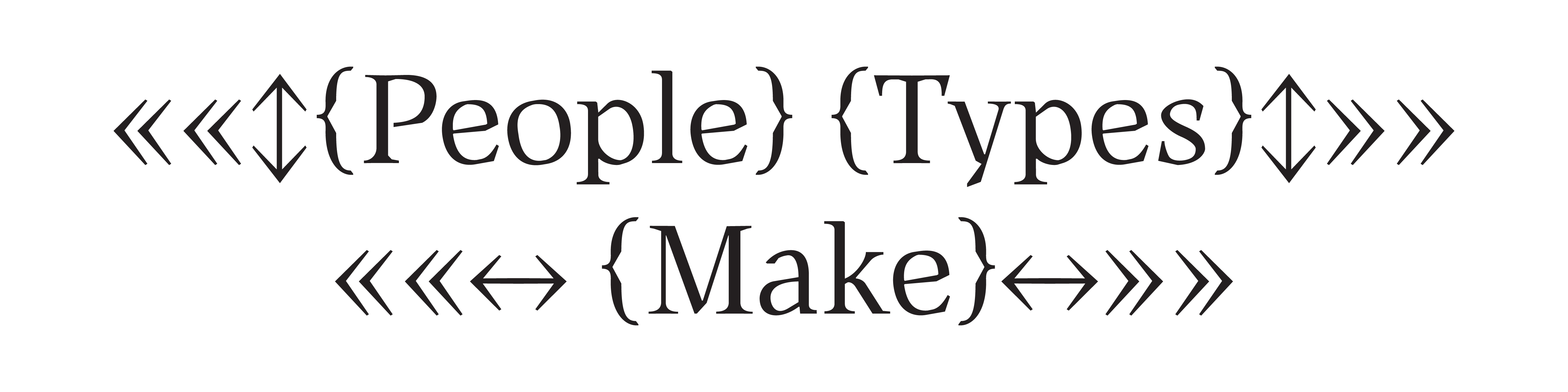 People Make Types Font Foundry | MyFonts