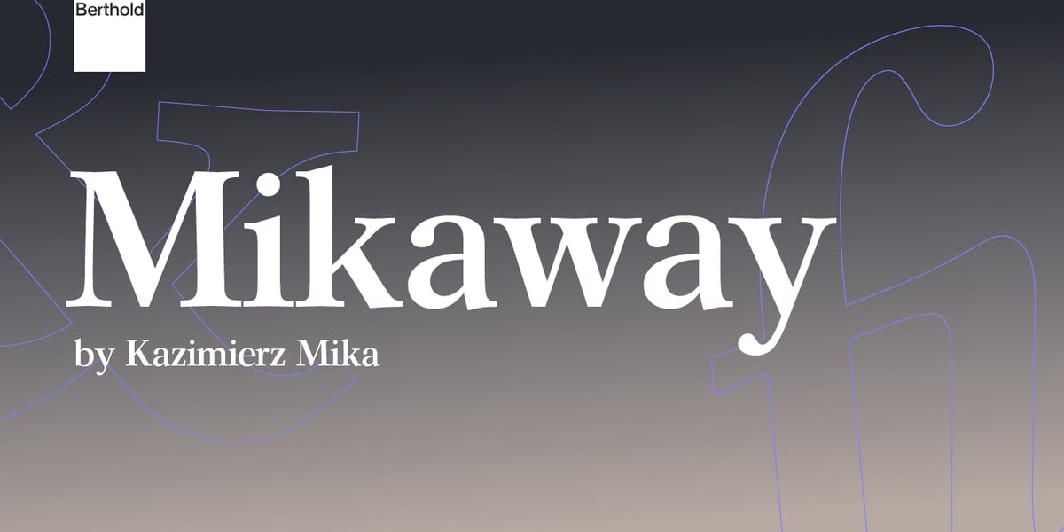 Mikaway Normal Pack Police | Webfont & Desktop | MyFonts