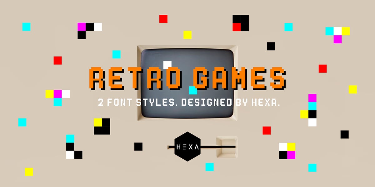 Retro Games Font | Webfont & Desktop | MyFonts