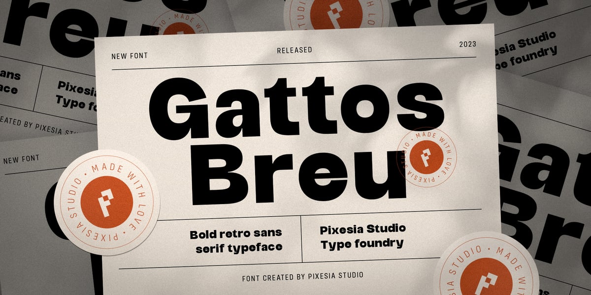 Gattos Breu Font | Webfont & Desktop | MyFonts