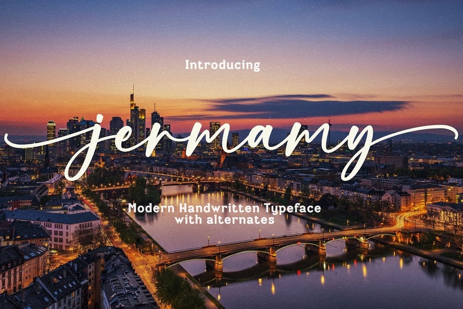 Jermany Font | Webfont & Desktop | MyFonts