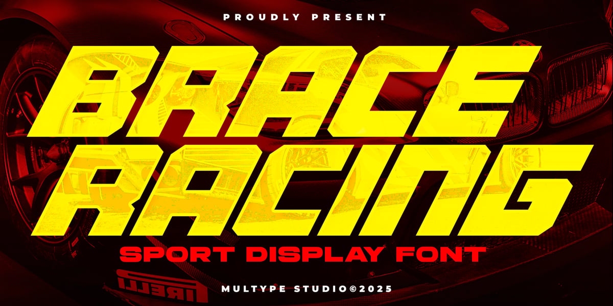 Brace Racing Font | Webfont & Desktop | MyFonts