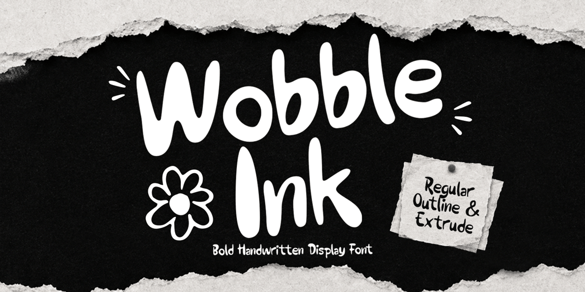 Wobble Ink Font | Webfont & Desktop | MyFonts