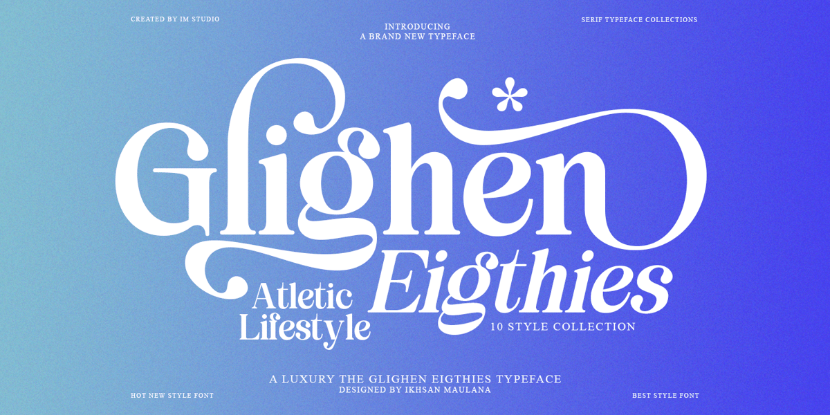 Glighen Eigthies Font | Webfont & Desktop | MyFonts