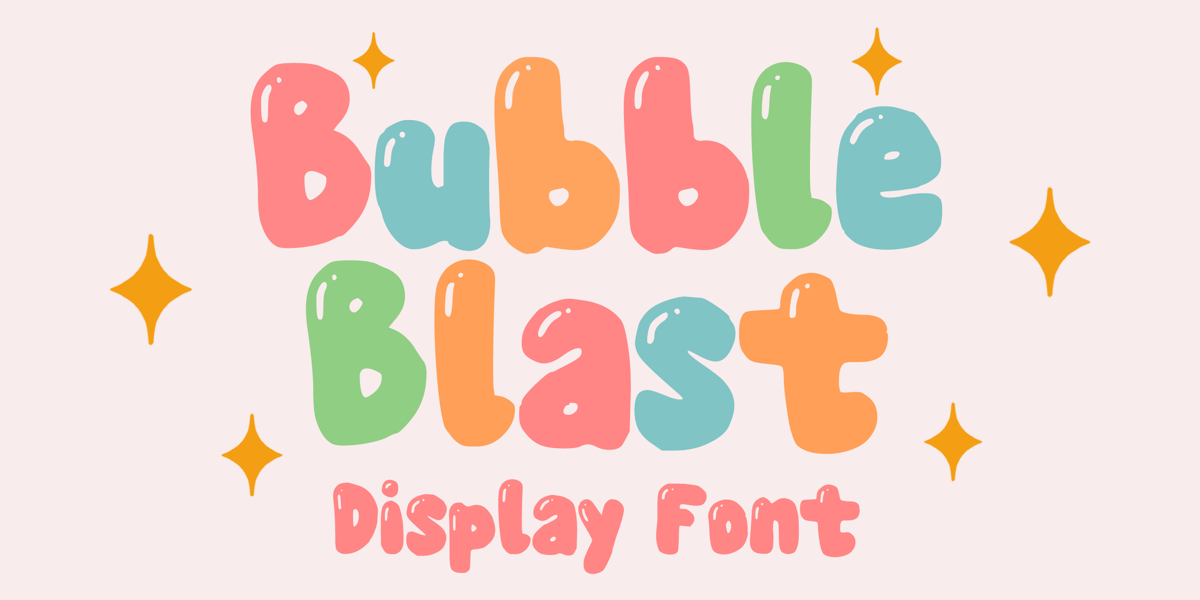 Bubble Blast Font | Webfont & Desktop | MyFonts
