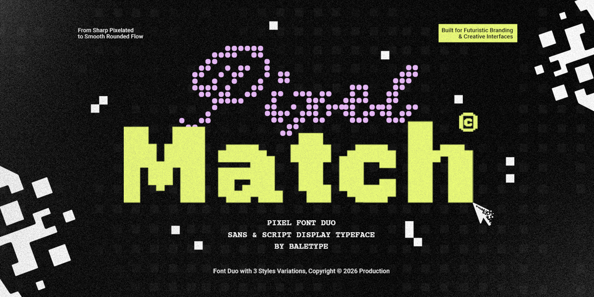 Pixel Match Font | Webfont & Desktop | MyFonts