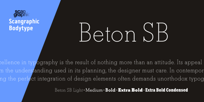 Beton SB Font | Webfont & Desktop | MyFonts