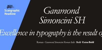 Garamond Simoncini SH Font | Webfont & Desktop | MyFonts