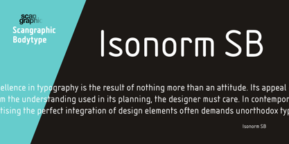 Isonorm SB Font | Webfont & Desktop | MyFonts