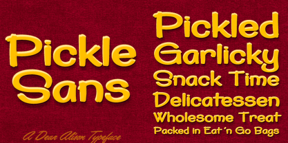 Pickle Sans Font | Webfont & Desktop | MyFonts