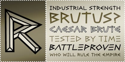 Caesar Brute BTN Font | Webfont & Desktop | MyFonts