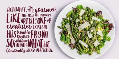 Le Gourmet Font | Webfont & Desktop | MyFonts