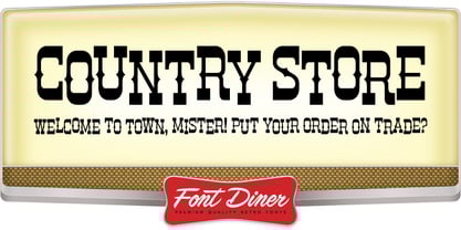 Country Store Font | Webfont & Desktop | MyFonts