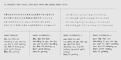 Manic Erratic Font | Webfont & Desktop | MyFonts