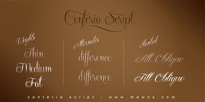 Centeria Script Font | Webfont & Desktop | MyFonts