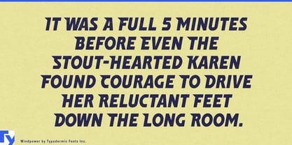 Windpower Font | Webfont & Desktop | MyFonts