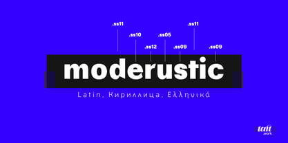 TA Moderustic Font | Webfont & Desktop | MyFonts