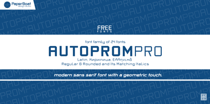 Autoprom Pro Font | Webfont & Desktop | MyFonts