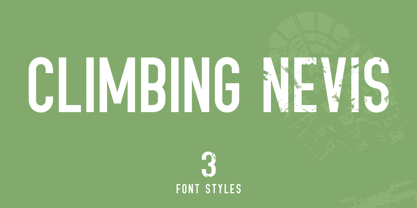 Climbing Nevis Font | Webfont & Desktop | MyFonts