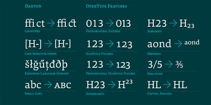 Danton Font | Webfont & Desktop | MyFonts