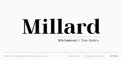 Millard Font | Webfont & Desktop | MyFonts