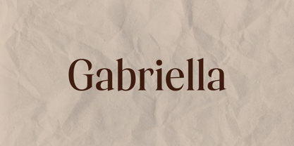 STM Gabriella Font | Webfont & Desktop | MyFonts