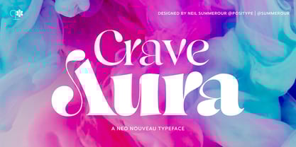 Crave Aura Font | Webfont & Desktop | MyFonts