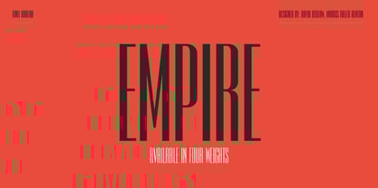 Empire Font | MyFonts