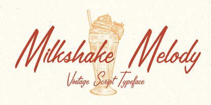 Milkshake Melody Font | Webfont & Desktop | MyFonts