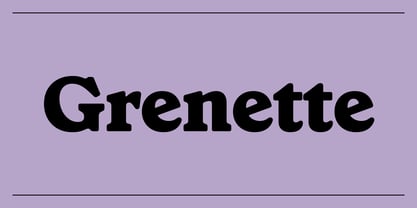 Grenette Font | Webfont & Desktop | MyFonts