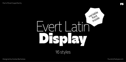 Evert Latin Display Font | Webfont & Desktop | MyFonts