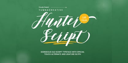 Hunter Script Font | Webfont & Desktop | MyFonts