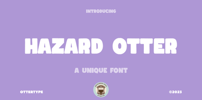Hazard Otter Font | Webfont & Desktop | MyFonts