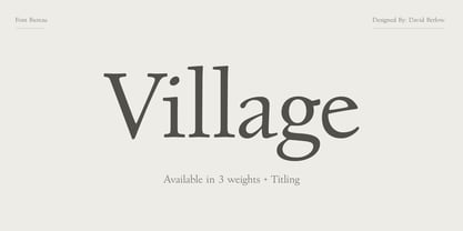 Village Font | MyFonts