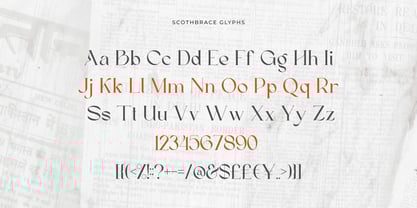 Scoth Brace Font | Webfont & Desktop | MyFonts
