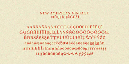 New American Vintage Font | Webfont & Desktop | MyFonts