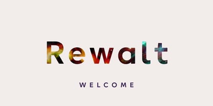 Rewalt Font | Webfont & Desktop | MyFonts