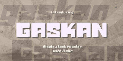 Gaskan Font | Webfont & Desktop | MyFonts