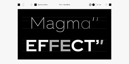 Spinner Gothic Police | Webfont & Desktop | MyFonts