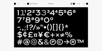 Spinner Gothic Police | Webfont & Desktop | MyFonts