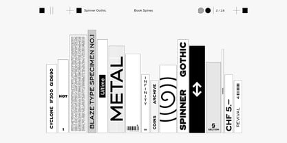 Spinner Gothic Police | Webfont & Desktop | MyFonts