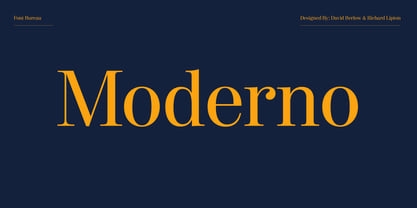 Moderno FB Font | MyFonts