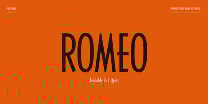 Romeo Font | MyFonts
