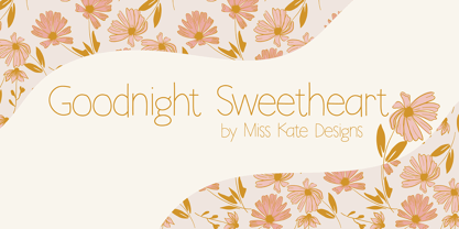 Goodnight Sweetheart Font | Webfont & Desktop | MyFonts