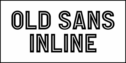 Old Sans Inline JNL Font | Webfont & Desktop | MyFonts