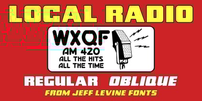 Local Radio JNL Font | Webfont & Desktop | MyFonts