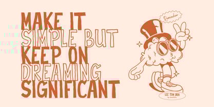 Lee Ton Dra Outline Font | Webfont & Desktop | MyFonts