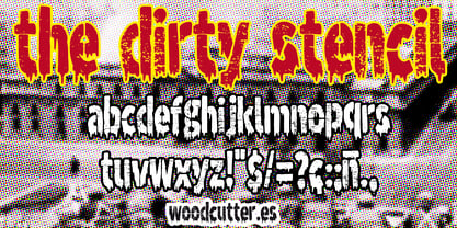 The Dirty Stencil Font | Webfont & Desktop | MyFonts