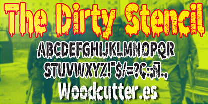 The Dirty Stencil Font | Webfont & Desktop | MyFonts